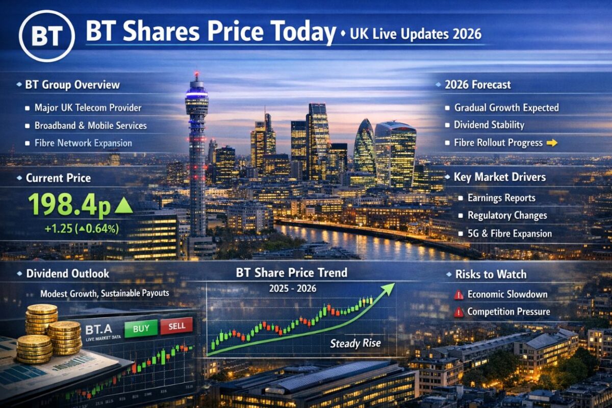 BT Shares Price Today: BT Share Price UK Live Updates 2026
